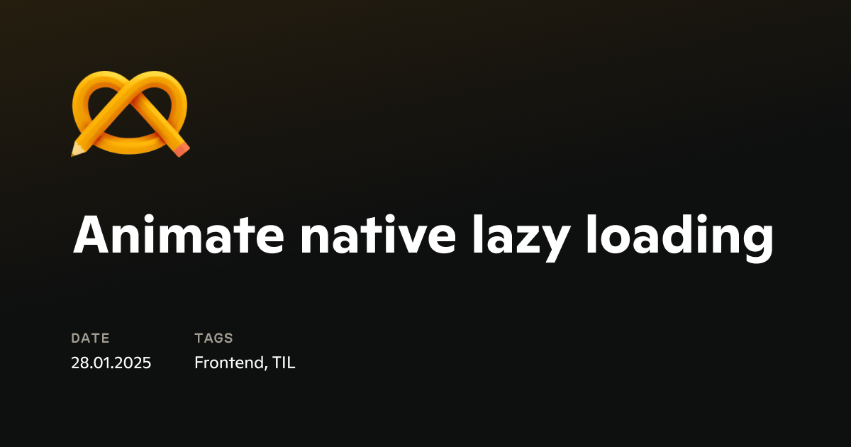 Animate native lazy loading · Medienbäcker Thomas Günther