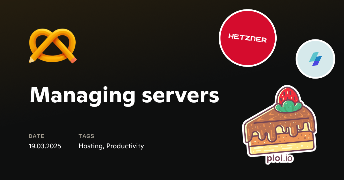 Managing servers · Medienbäcker Thomas Günther